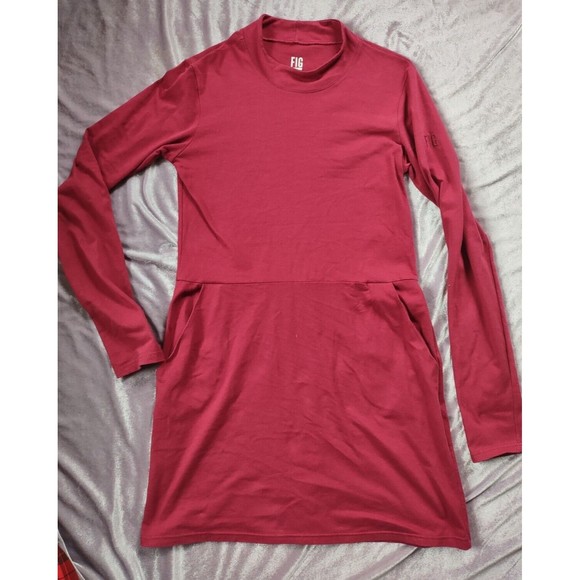 Figs | Dresses | Fig Made In Canada Clothing Pink Dress With Pockets ...